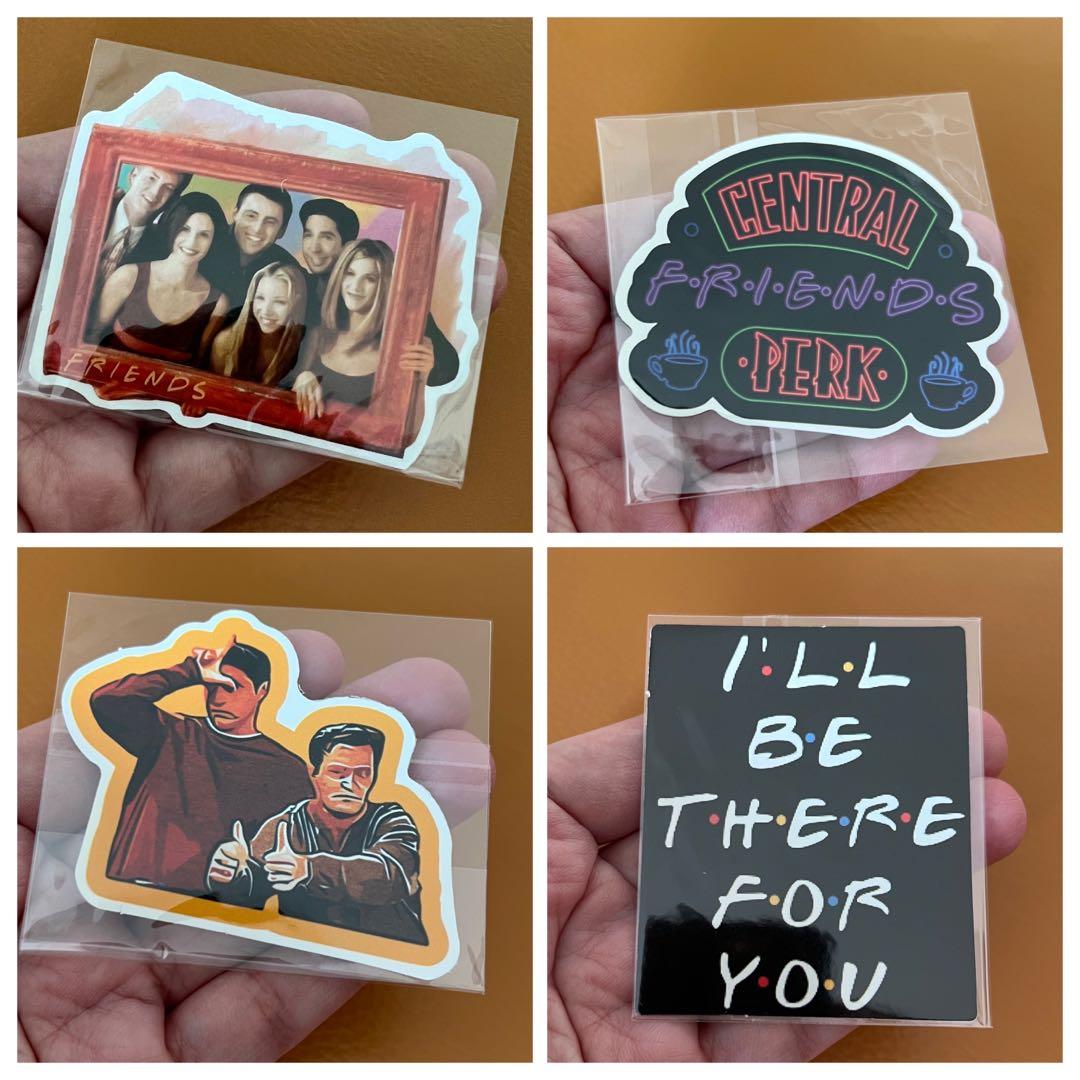 FRIENDS stickers Rachel Chandler Ross Joey Monica Phoebe sitcom $0.80 ...