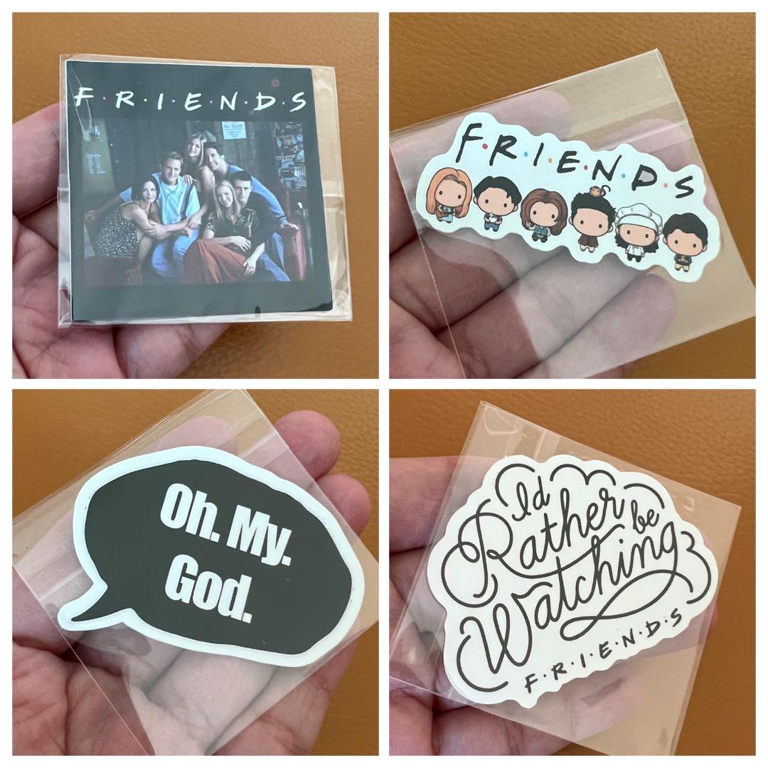 FRIENDS stickers Rachel Chandler Ross Joey Monica Phoebe sitcom $0.80 ...