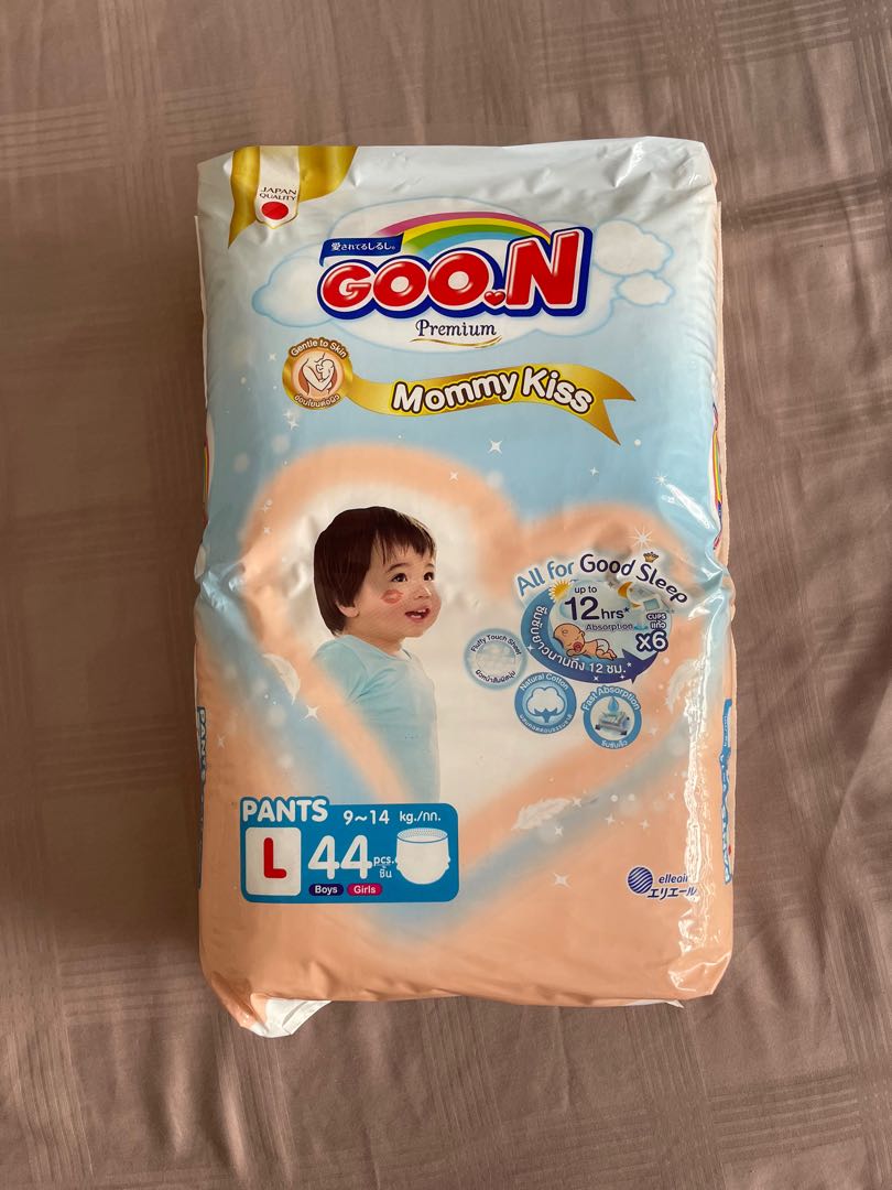 Goon premium Diaper Pants L, Babies & Kids, Bathing & Changing, Diapers ...