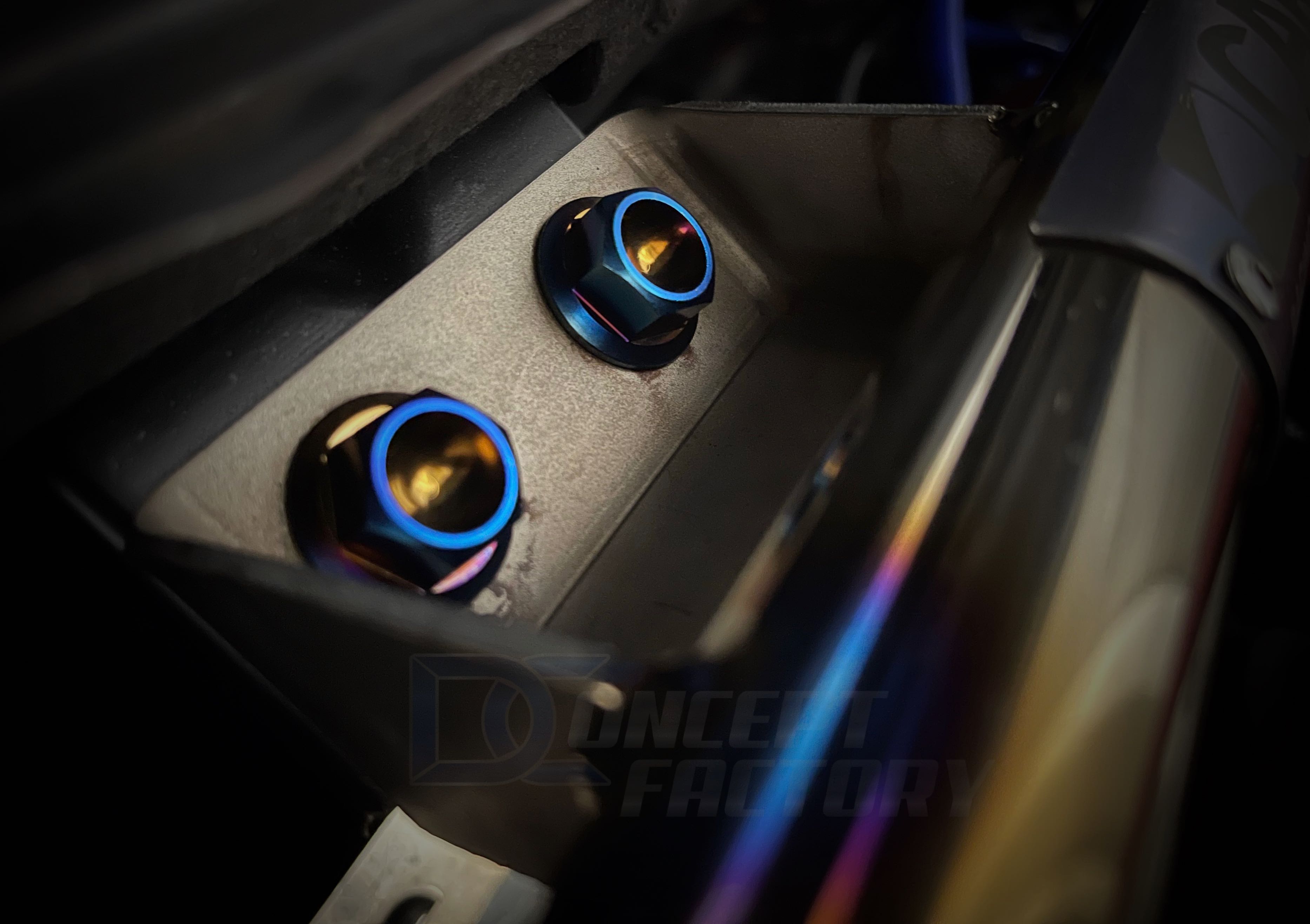 Grade 5 Titanium Bolts & Nuts Set for Mitsubishi Evo X / Evo 10 Front ...