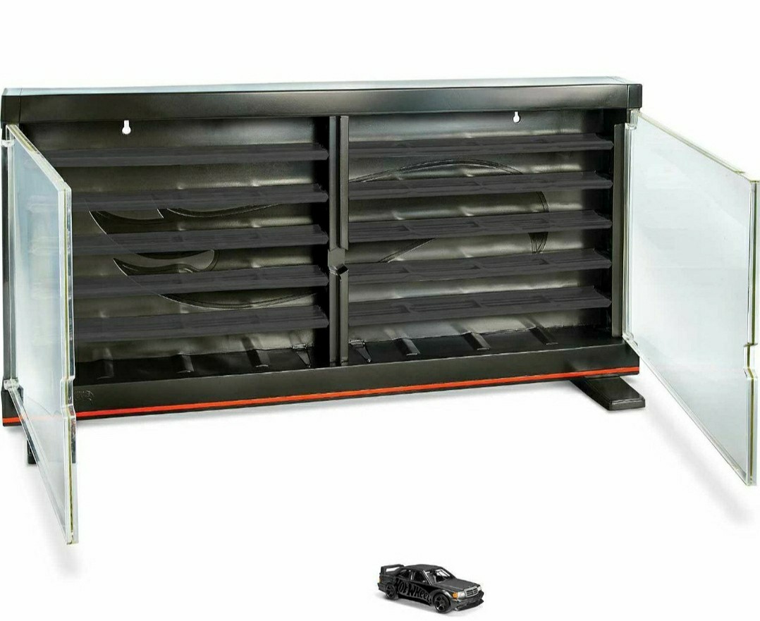 Hot Wheels 50 car display rack with Mercedes, Hobbies & Toys, Toys ...
