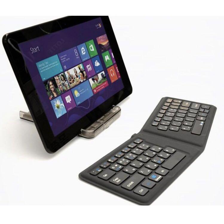 INOTE Foldable Ergonomic Bluetooth Keyboard X-FOLDING LASER, Computers ...