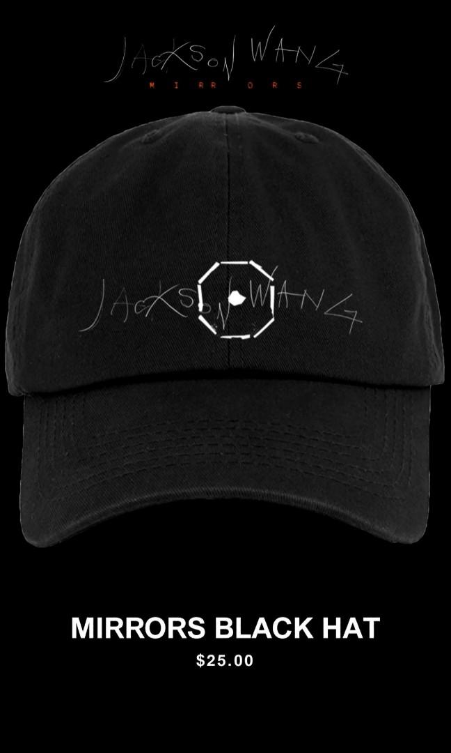 Jackson Wang Mirrors Merch Black Cap, Hobbies & Toys, Memorabilia ...