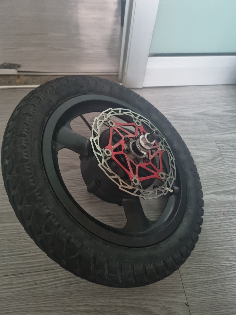Ji move motor 48v 350w w. Rotor n tyre, Sports Equipment, PMDs, E ...