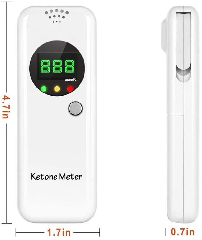Ketone Meter, Portable Ketones Breath Analyzer, Digital Ketone ...