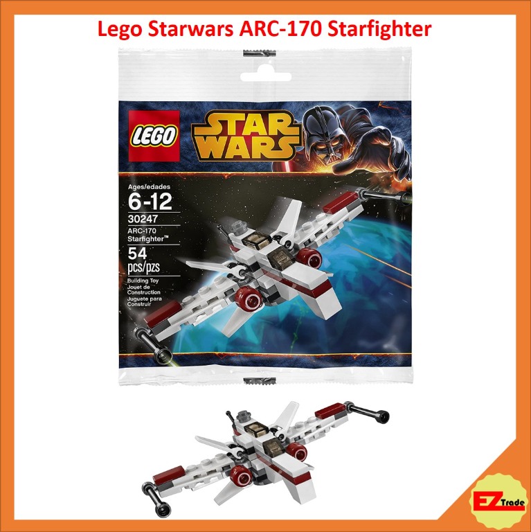 LEGO Star Wars ARC-170 Starfighter 30247, Hobbies & Toys, Toys & Games ...