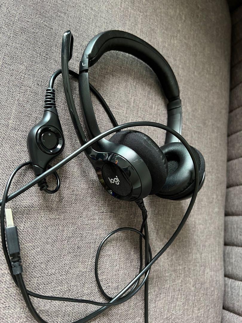 Logitech usb headset, Audio, Headphones & Headsets on Carousell