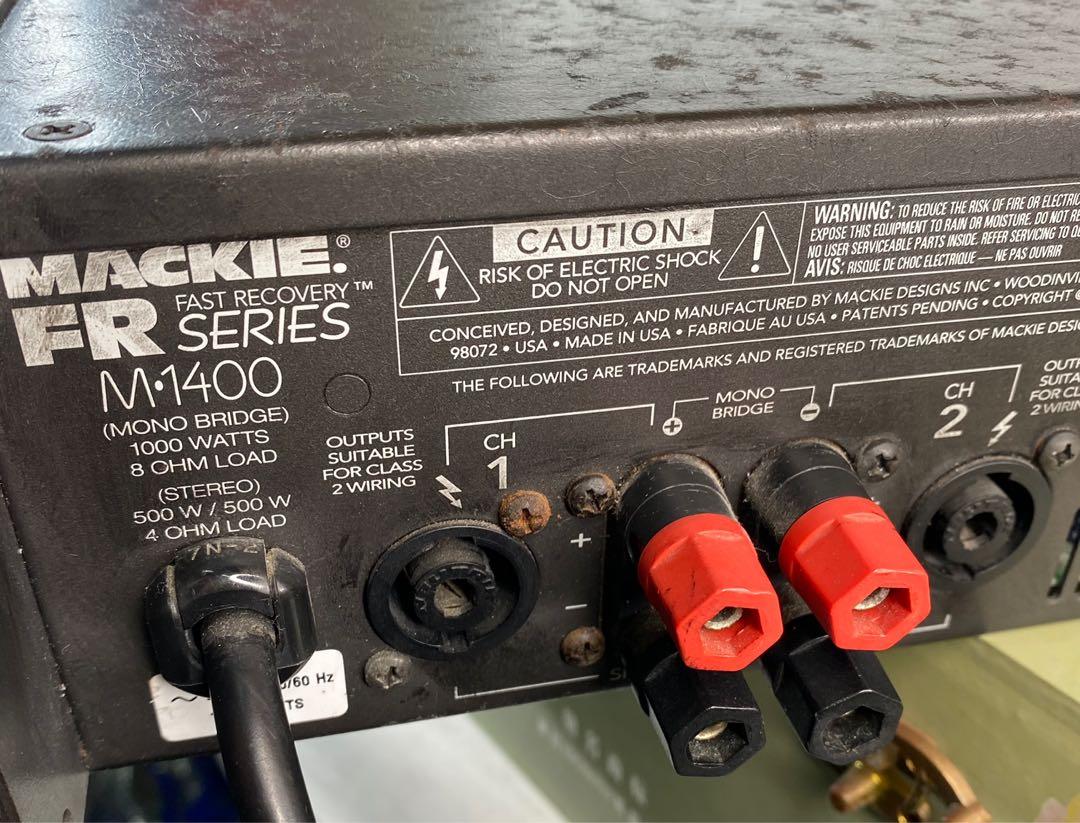 Mackie FR Series Power Amplifier, TV & Home Appliances, TV ...