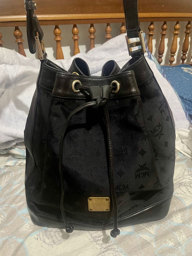 MCM Germany Vintage bucket sling bag, Luxury, Bags & Wallets on Carousell