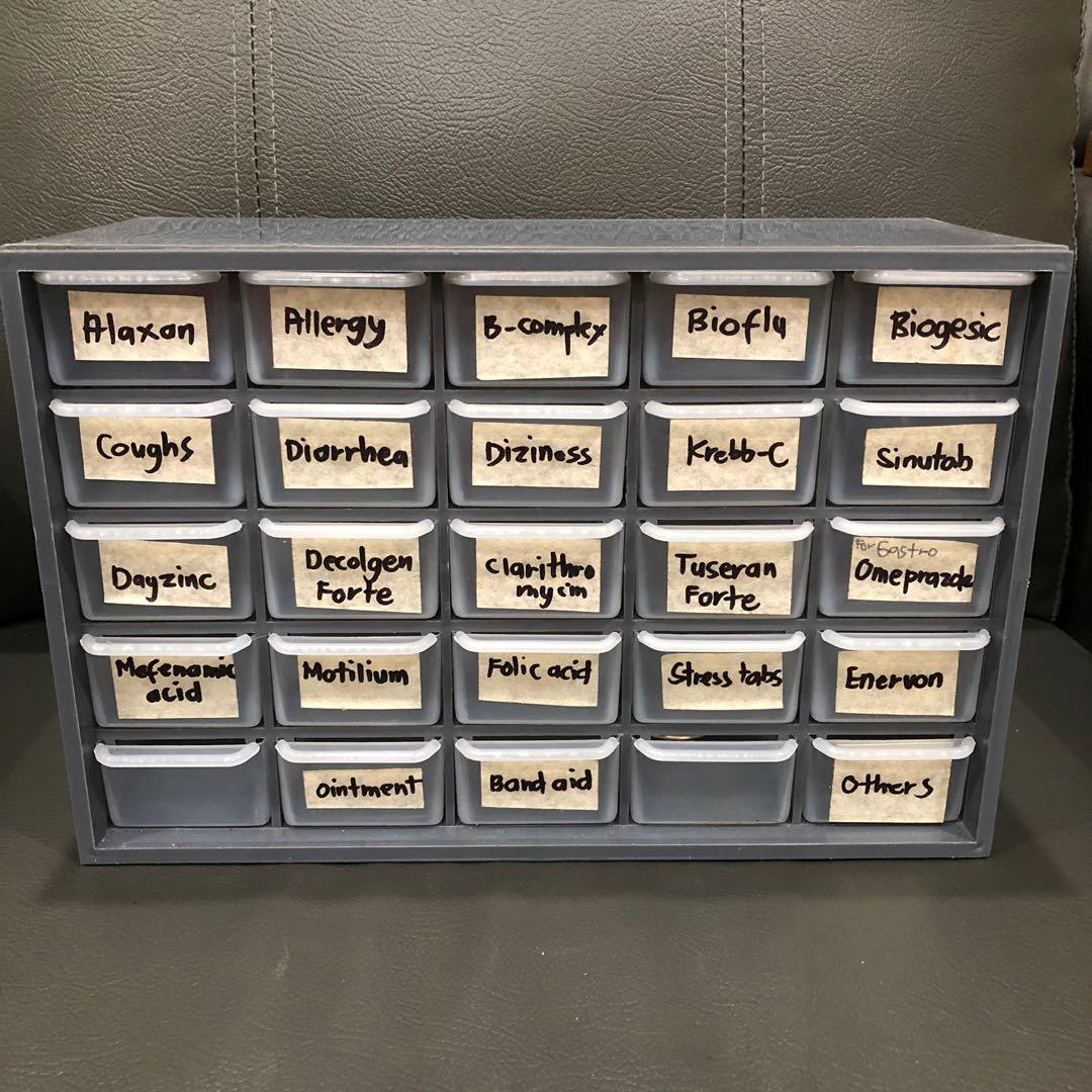 Medicine Box/Mini Drawer, Health & Nutrition, Medical Supplies & Tools ...