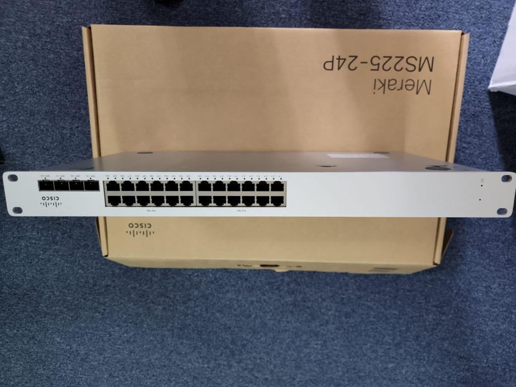 Meraki 24 port MS-225-24 Switch Never used, Computers & Tech, Parts ...