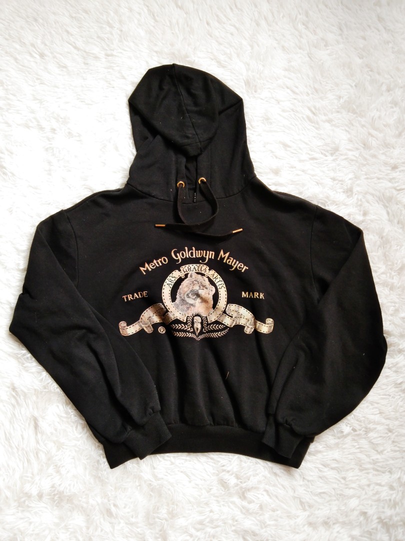 Metro Goldwyn Mayer MGM sweatshirt with hoodie, Men's Fashion, Coats ...