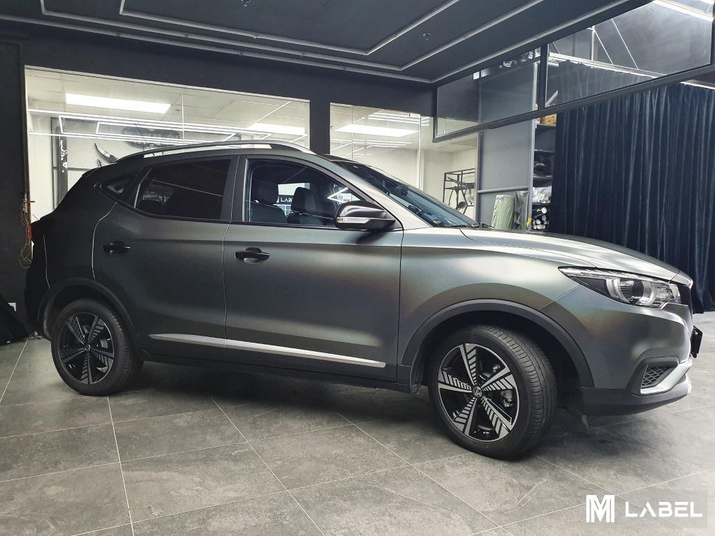 MG ZS EV Full Vinyl Wrap - Matte Diamond Laser Grey, Car Accessories ...