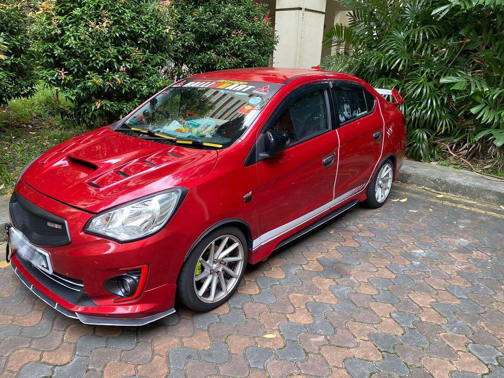 Mitsubishi attrage custom bonnet., Car Accessories, Accessories on ...