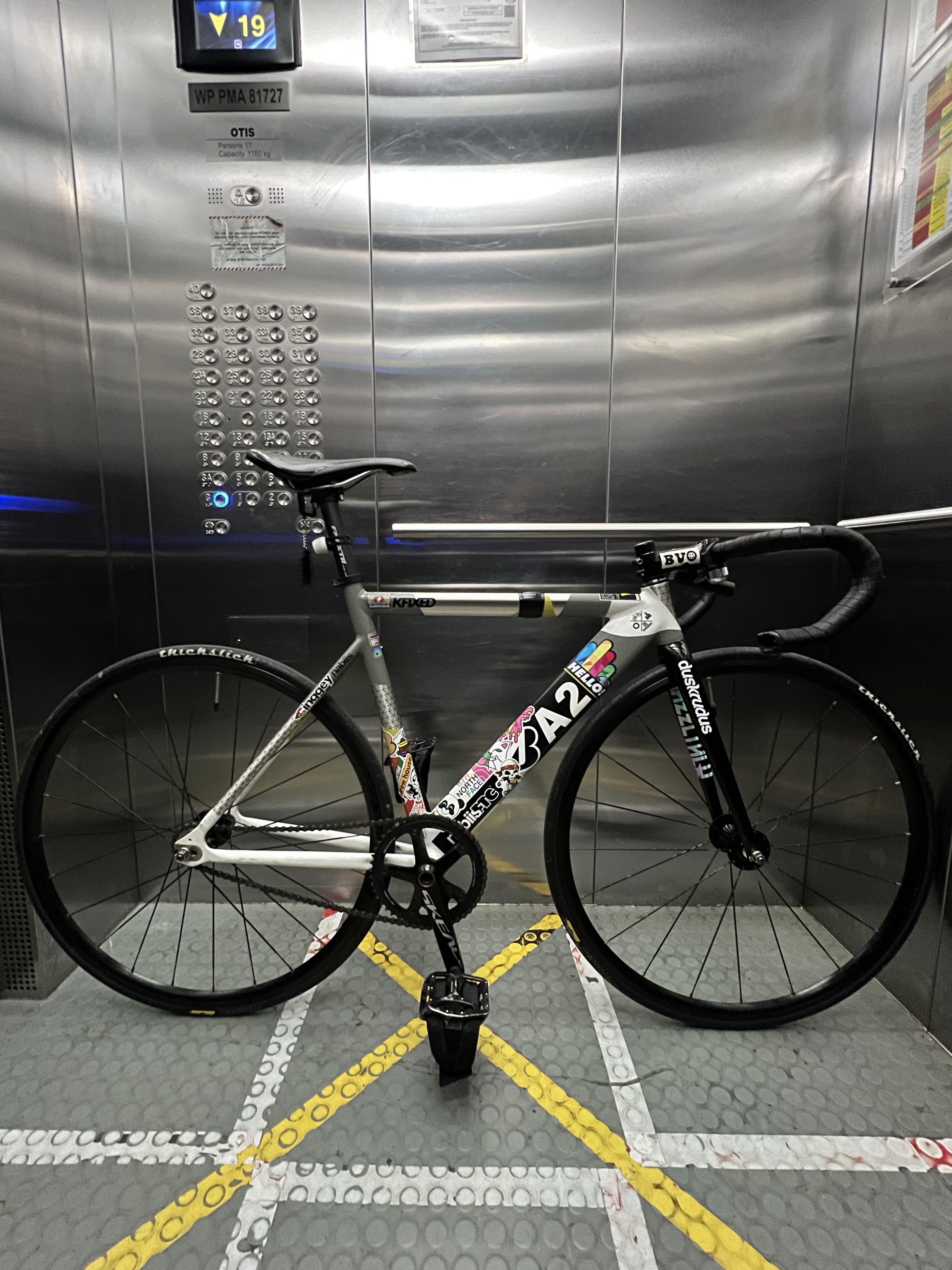 NABIIS A2 FIXED GEAR FULL BIKE, Sports Equipment, Bicycles & Parts ...