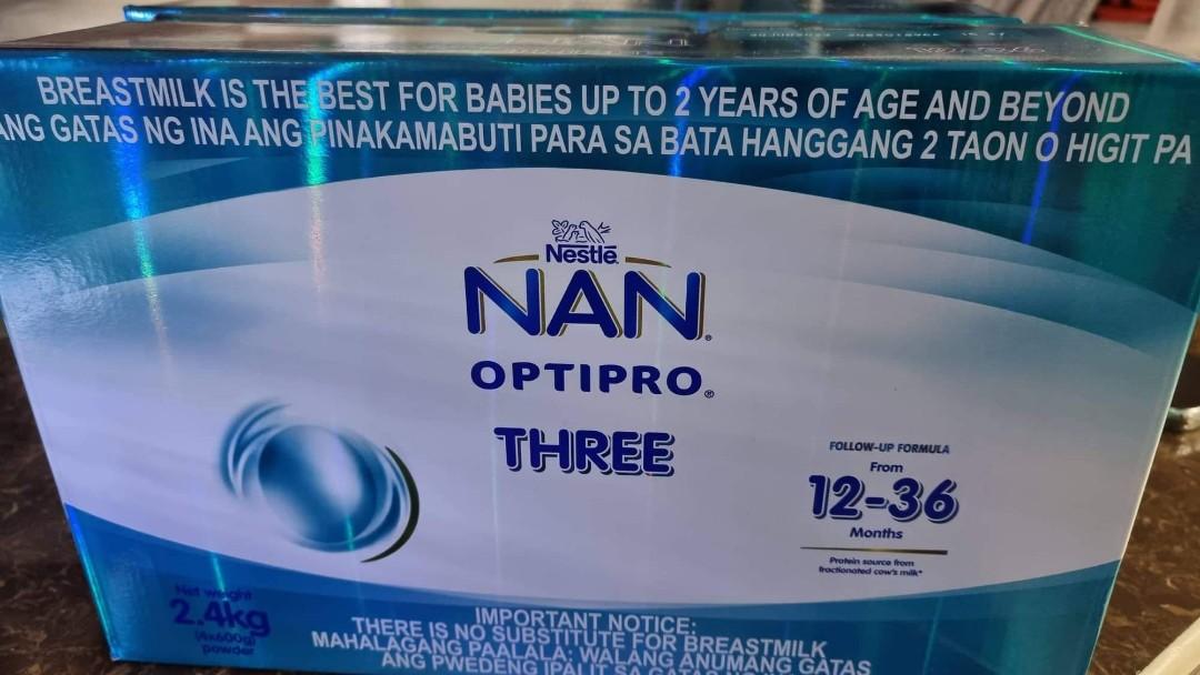 NAN Optipro Three 12-36 months, Babies & Kids, Nursing & Feeding, Breastfeeding & Bottle Feeding ...