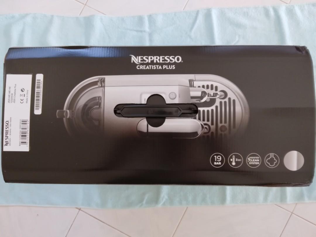 Nespresso Creatista Plus J520-ME, TV & Home Appliances, Kitchen ...