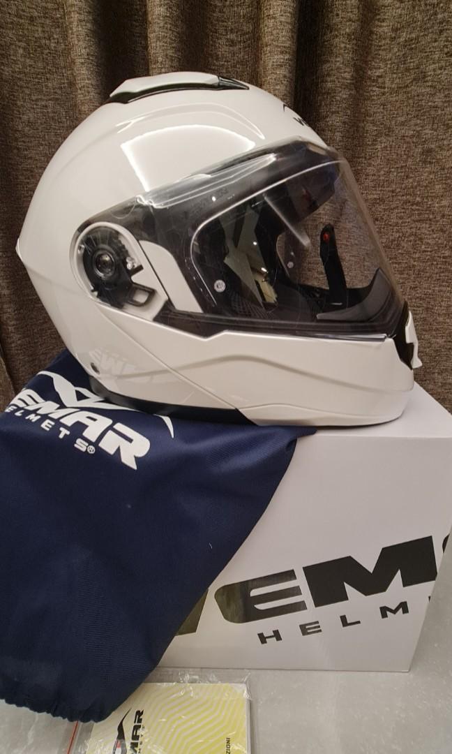 New Vemar Sharkie Modular helmet (L size), Motorcycles, Motorcycle ...
