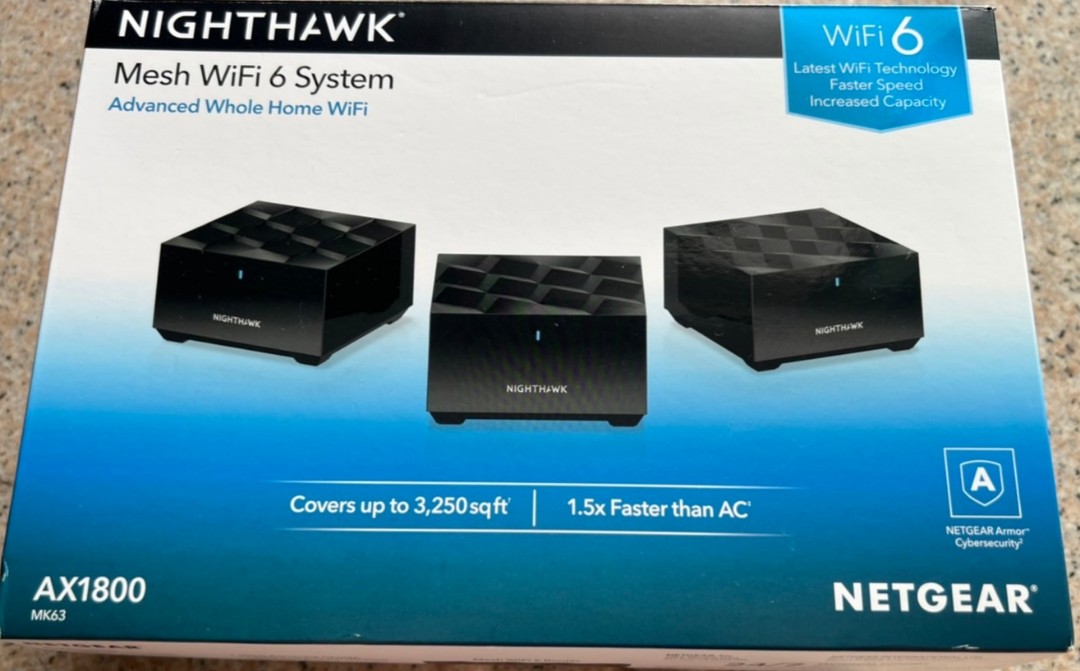 Nighthawk Mesh WiFi 6 system, Computers & Tech, Parts & Accessories ...