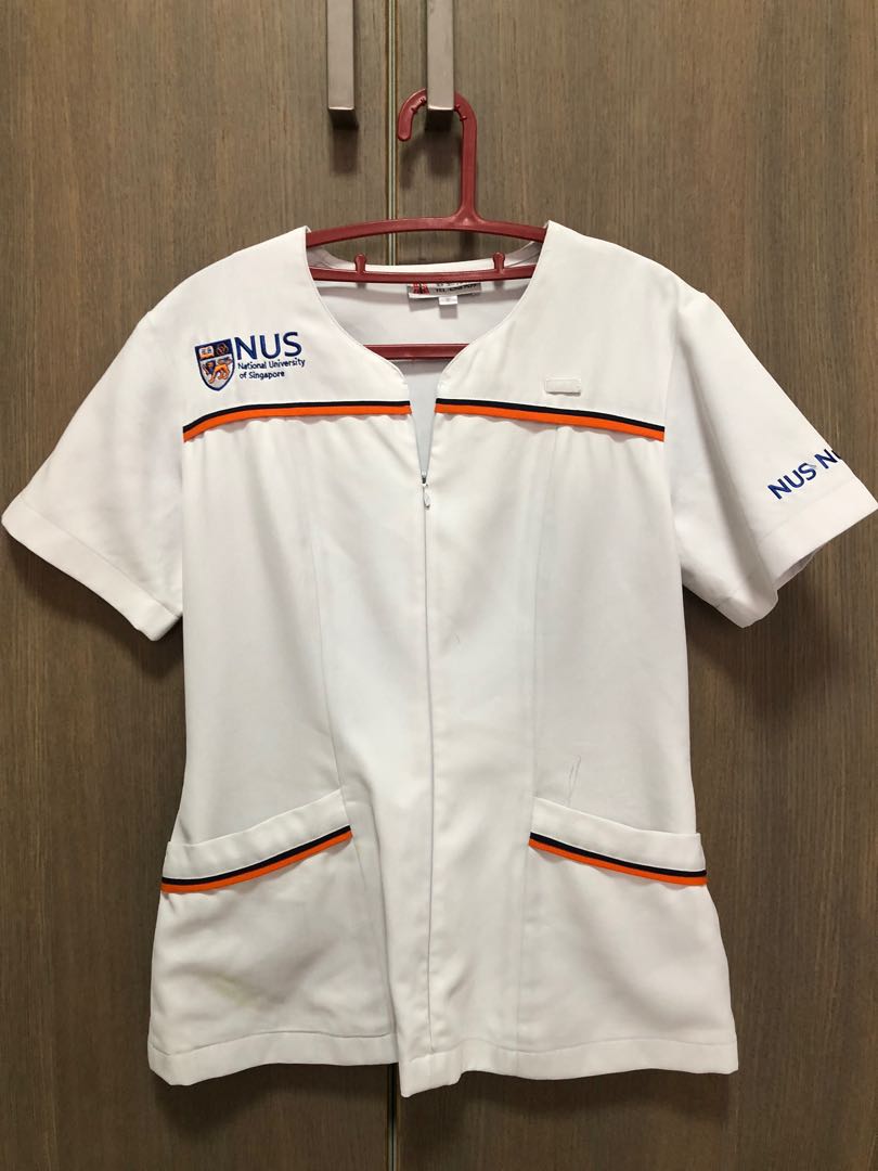 NUS NURSING uniform SET top + bottom (medical/healthcare/nurse), Women ...