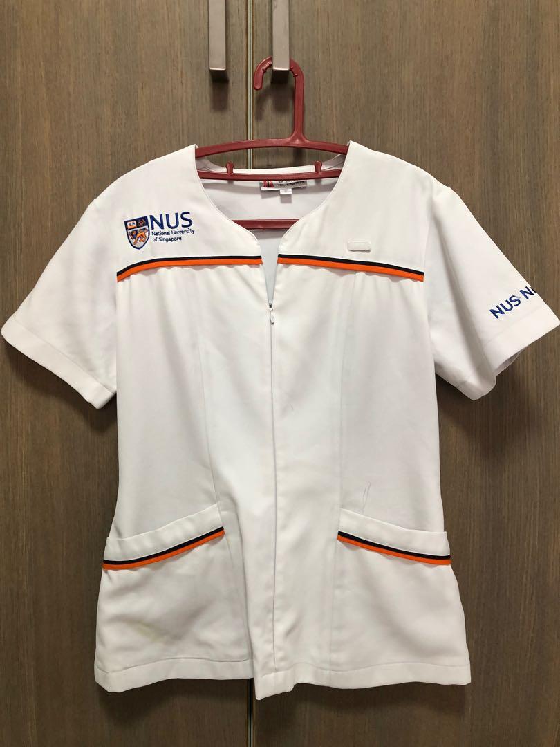 NUS NURSING uniform SET top + bottom (medical/healthcare/nurse), Women ...
