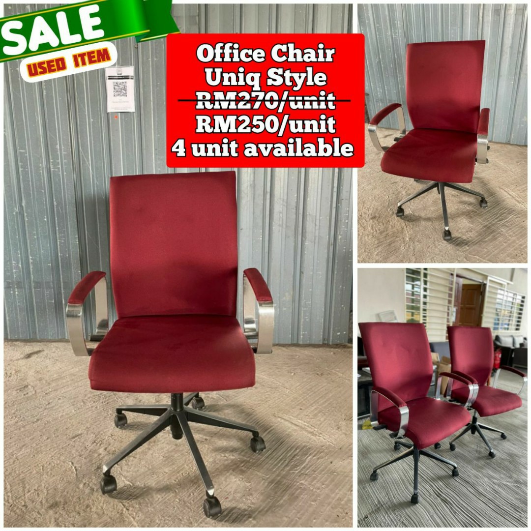 Office Uniq Chair Used Furniture, Furniture & Home Living, Furniture ...