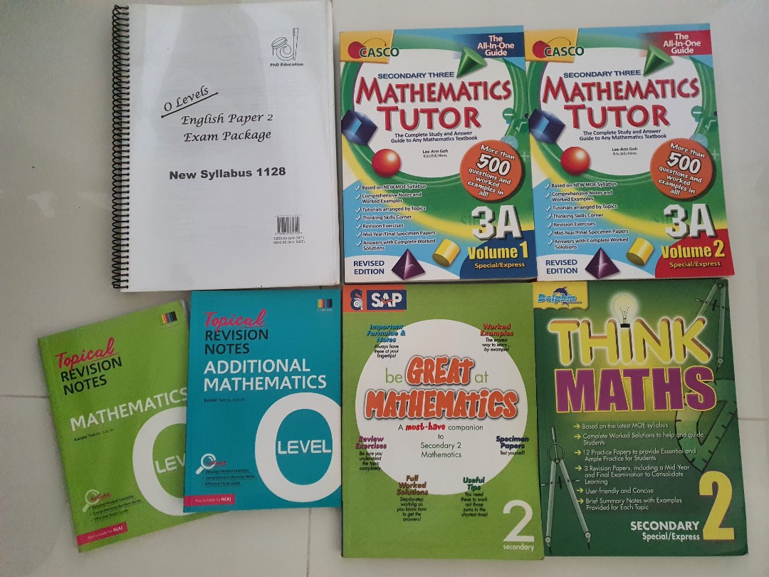 Olevel, secondary 2 & 3 assessment practise books, Hobbies & Toys ...