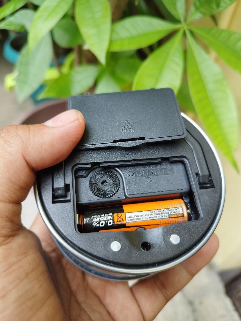 One piece Can Clock with box and manual | Made in japan Gold sticker ...