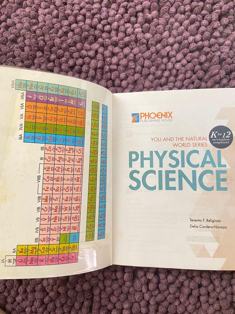 Physical Science SHS Textbook, Hobbies & Toys, Books & Magazines ...
