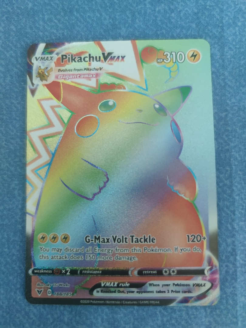 WTS/WTT Rainbow Pikachu VMAX, Hobbies & Toys, Toys & Games on Carousell