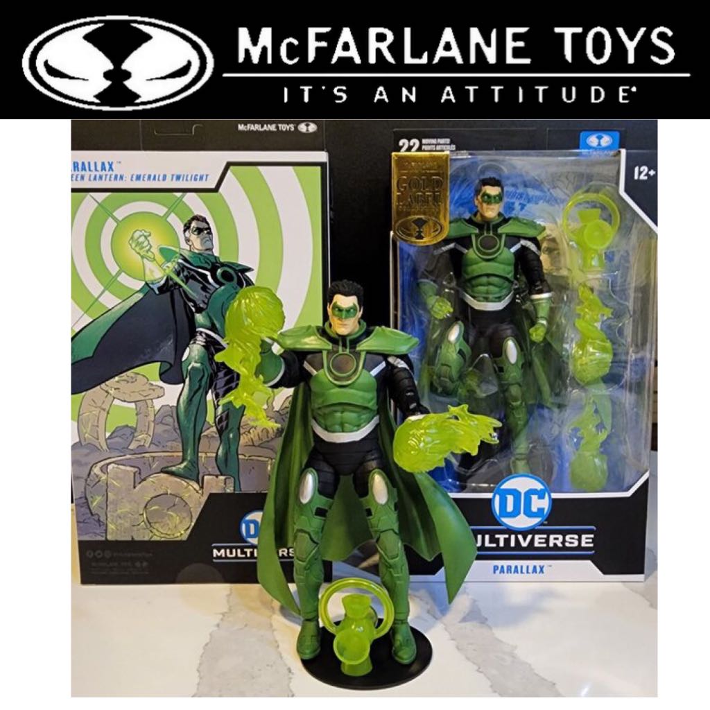 [In hand] Mcfarlane Toys DC Multiverse Green Lantern Parallax, Hobbies ...
