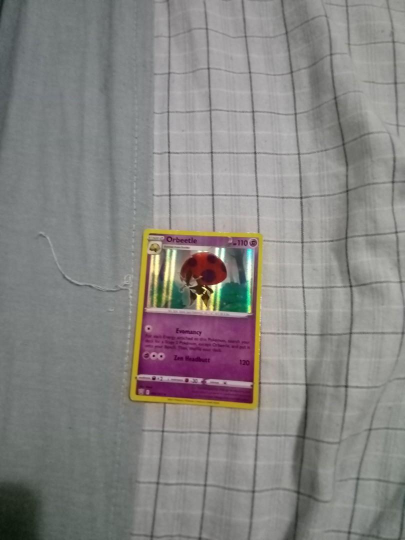 Pokemon card holo orbettle, Hobbies & Toys, Toys & Games on Carousell