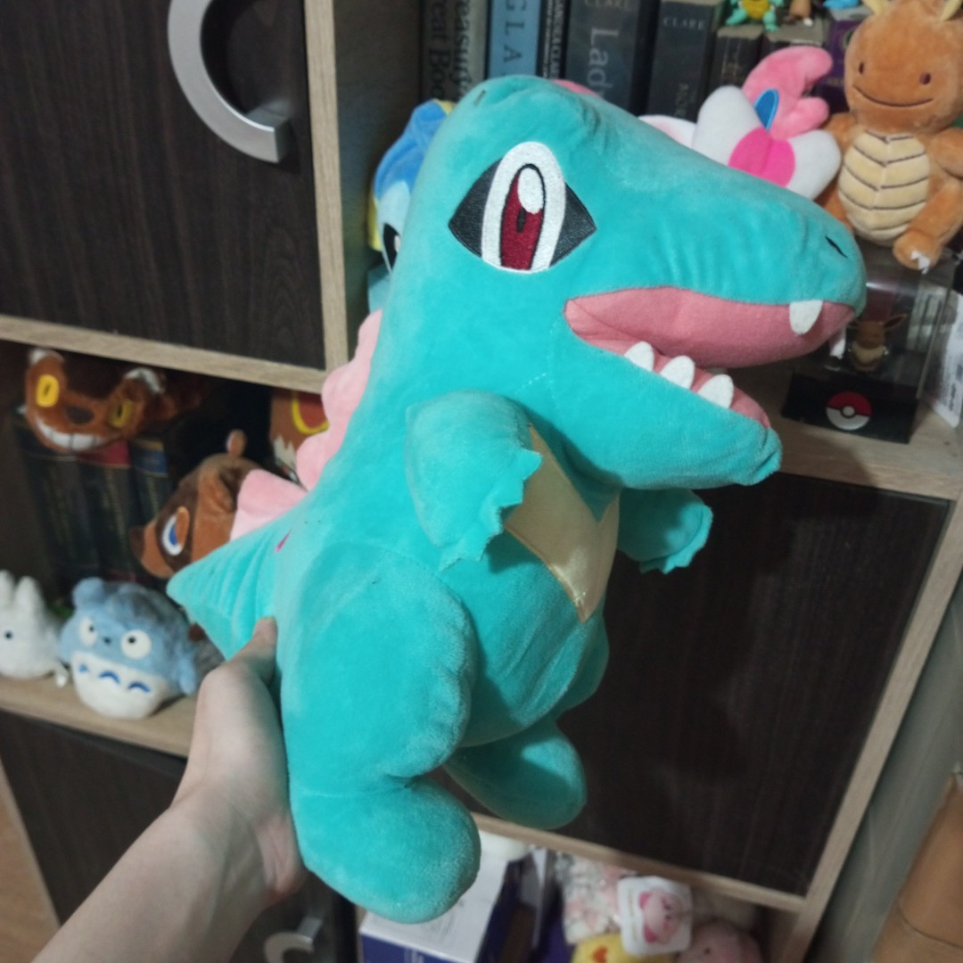 Pokemon Totodile Big(ish) Plush, Hobbies & Toys, Toys & Games on Carousell