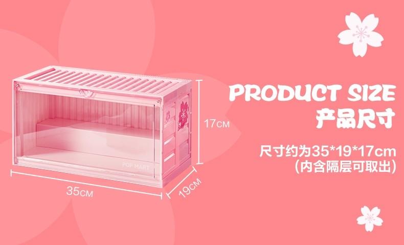 POPMART Sakura Container Display Case, Furniture & Home Living, Home ...