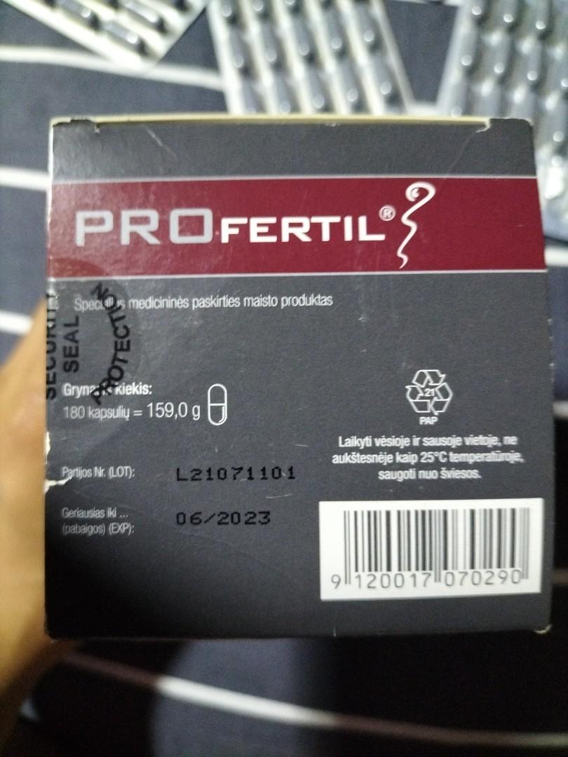 Profertil capsules, Health & Nutrition, Health Supplements, Vitamins ...