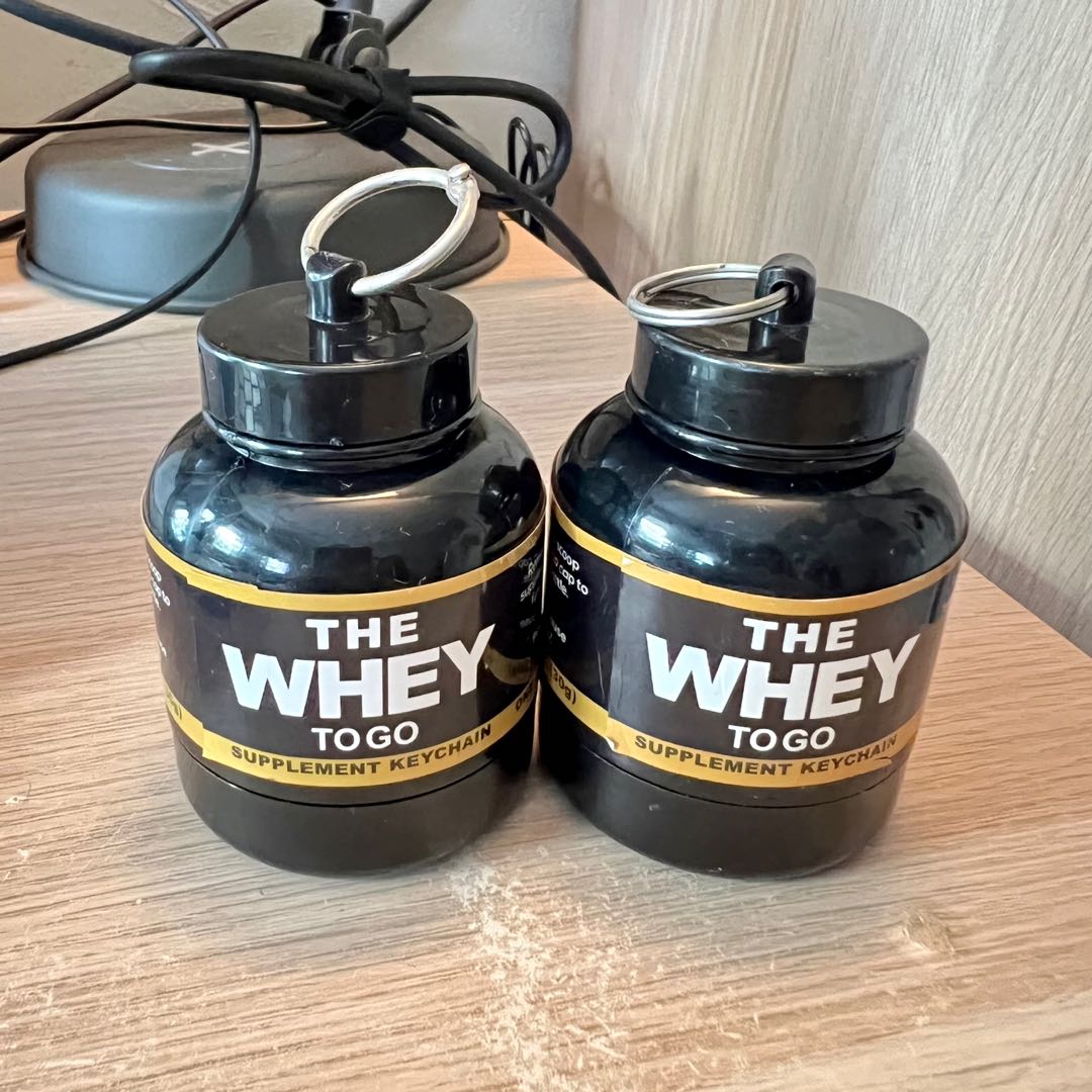 Protein bottle keychain 30g, Health & Nutrition, Health Supplements ...