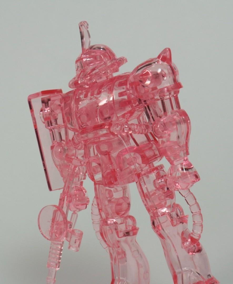 Rare Gundam Hyper Hobby Char Zaku II tiny Model kit Gunpla Clear pink ...