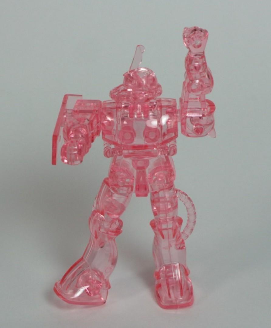 Rare Gundam Hyper Hobby Char Zaku II tiny Model kit Gunpla Clear pink ...