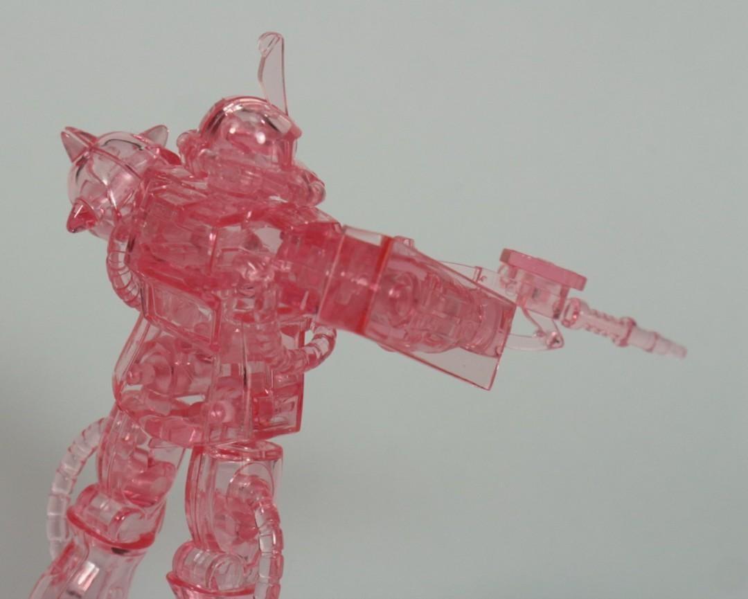Rare Gundam Hyper Hobby Char Zaku II tiny Model kit Gunpla Clear pink ...