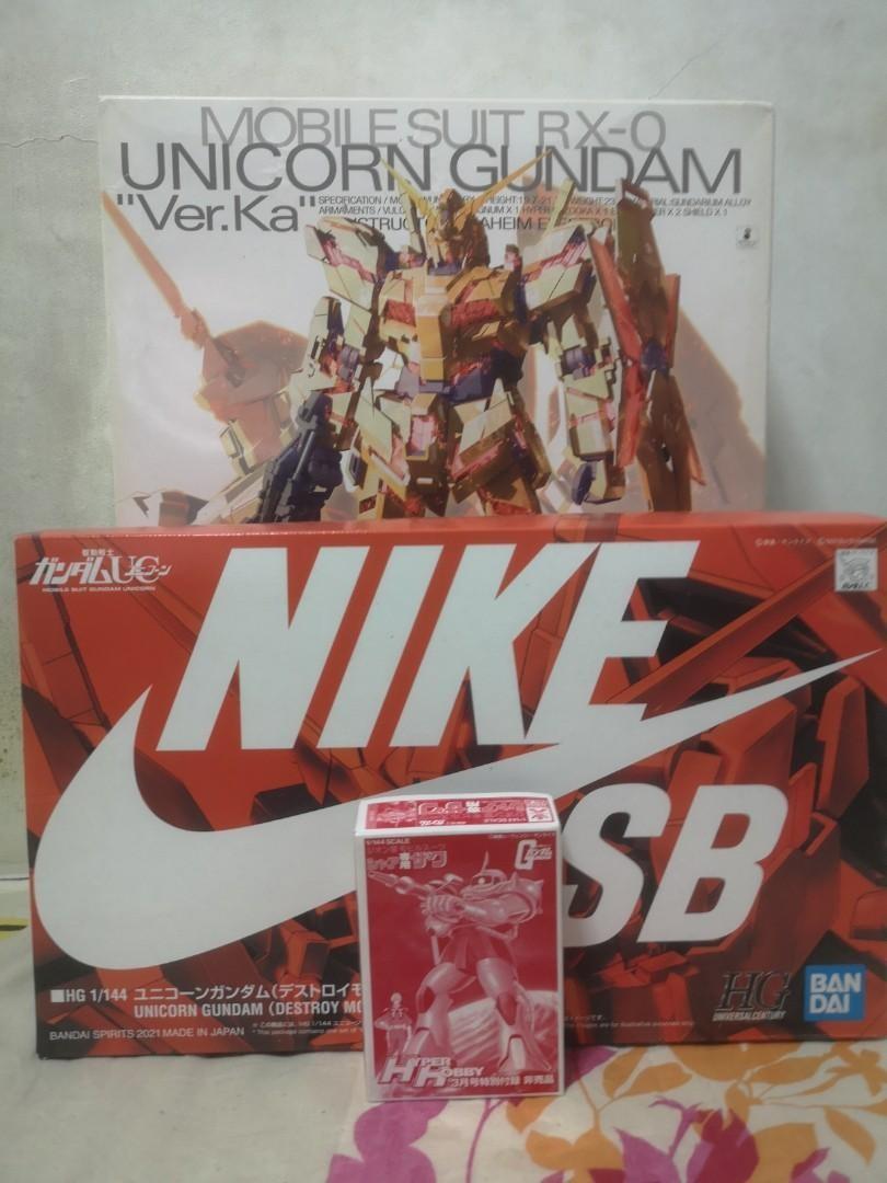 Rare Gundam Hyper Hobby Char Zaku II tiny Model kit Gunpla Clear pink ...