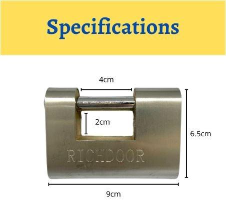 [ReadyStock] RICHDOOR C-H Top Security Gate Lock/ Padlock, Furniture ...