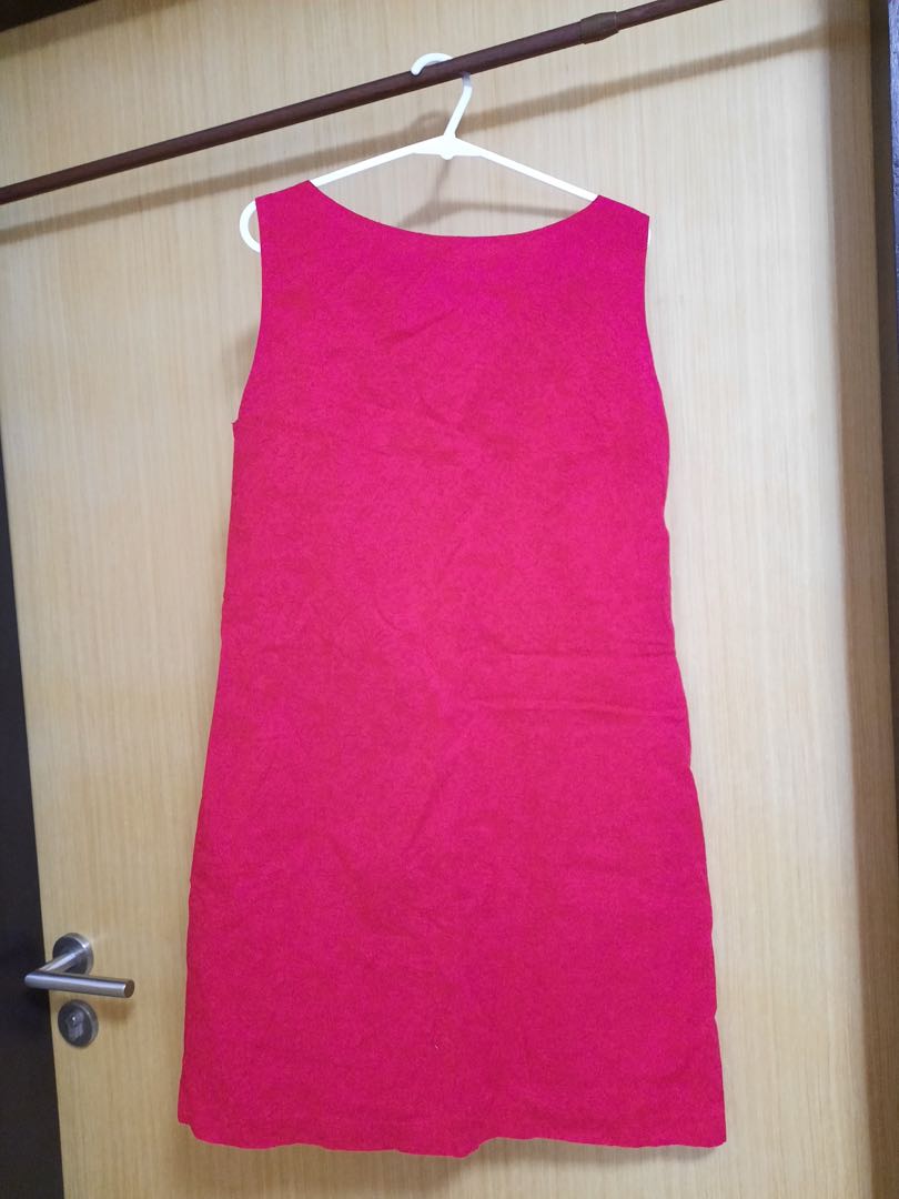 Tailor made: Red batik dress, Women's Fashion, Dresses & Sets, Dresses ...