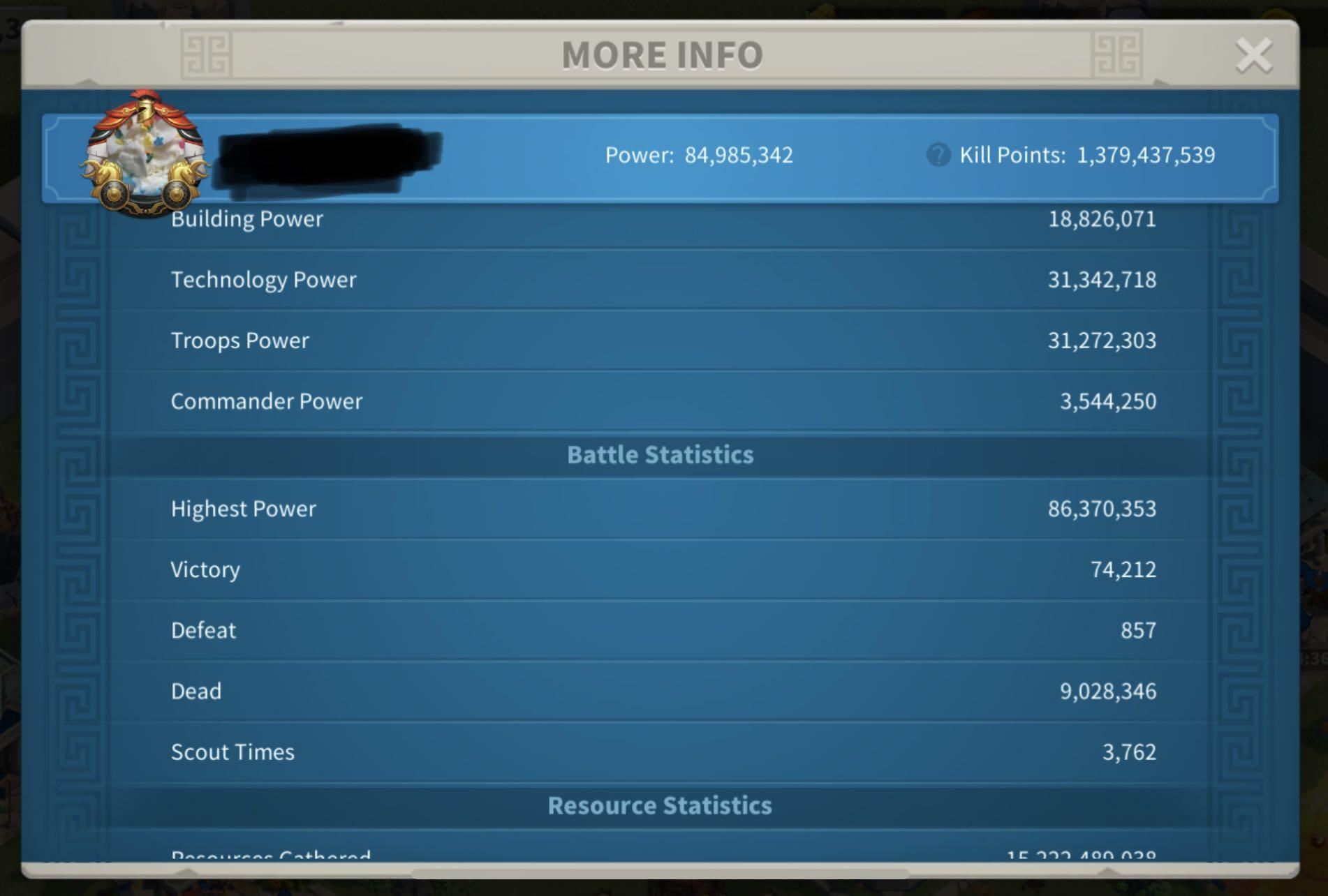 Rise of Kingdom 85M VIP 16 account for Sale, Video Gaming, Video Games ...