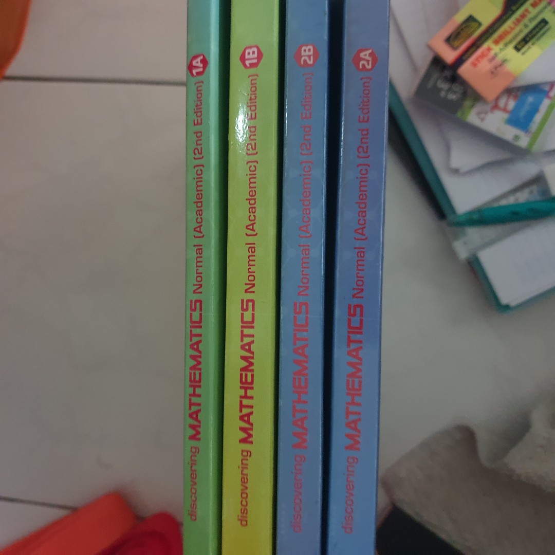 Secondary 1 & 2 Math textbooks., Hobbies & Toys, Books & Magazines ...