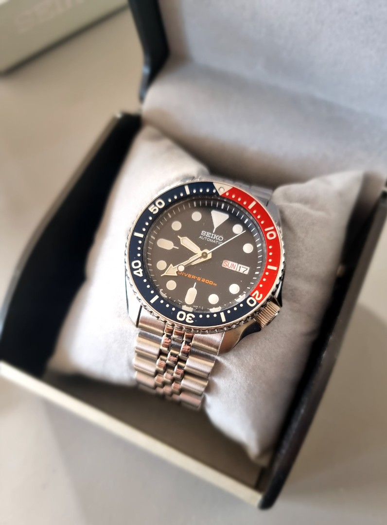 Seiko SKX 009 Pepsi Diver, Men's Fashion, Watches & Accessories ...