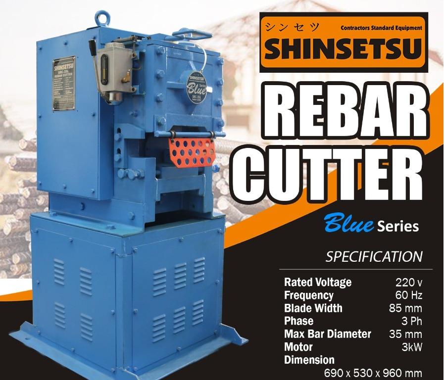 Shinsetsu Rebar Cutter, Commercial & Industrial, Industrial Equipment ...