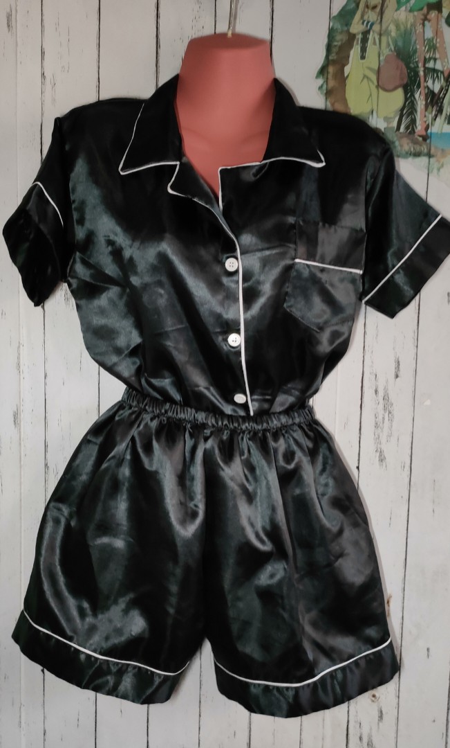 Silk Terno Set, Women's Fashion, Undergarments & Loungewear on Carousell