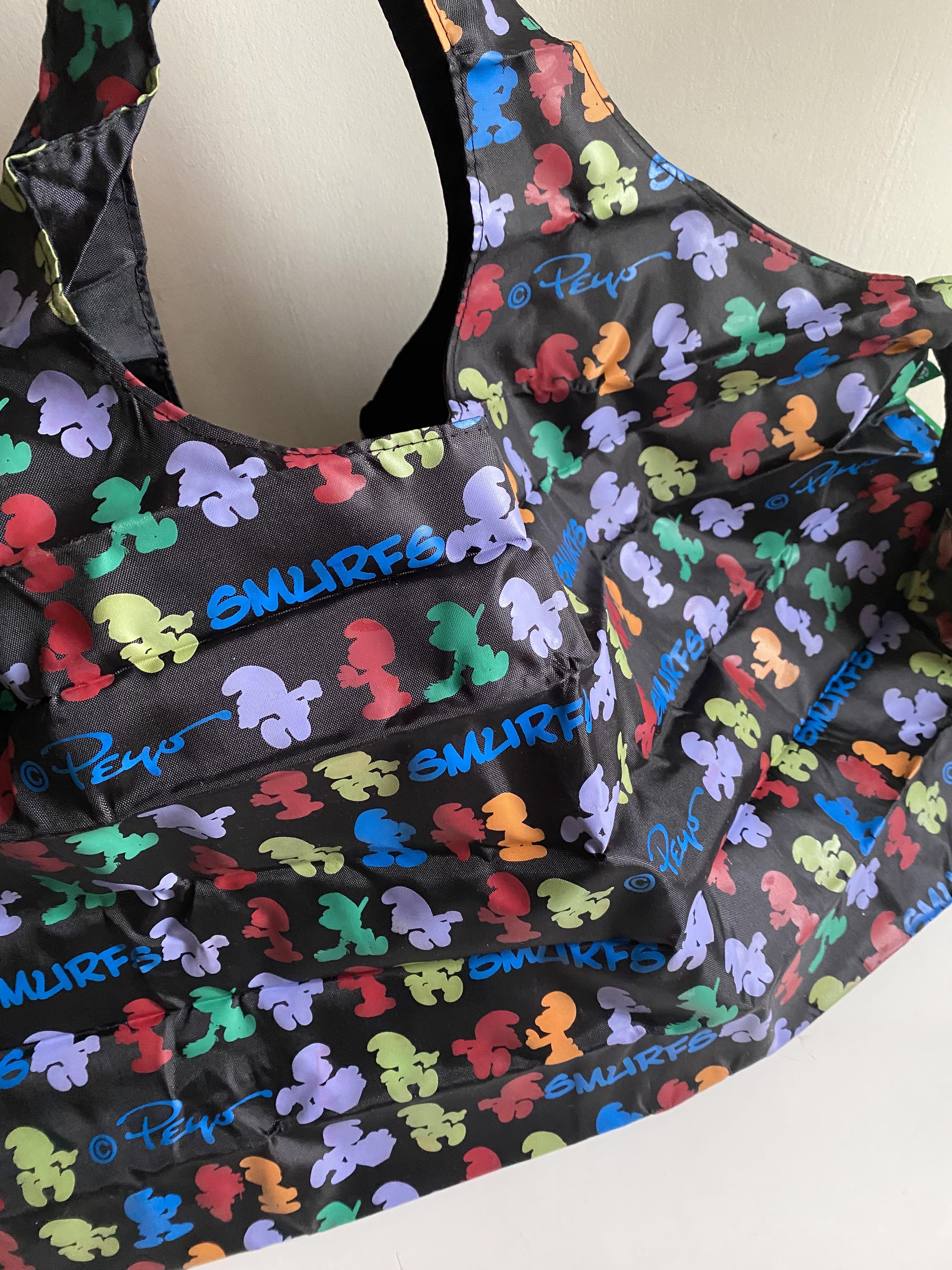 BNWT Smurfs Bossini Recycle Tote Shoulder Bag, Women's Fashion, Bags ...