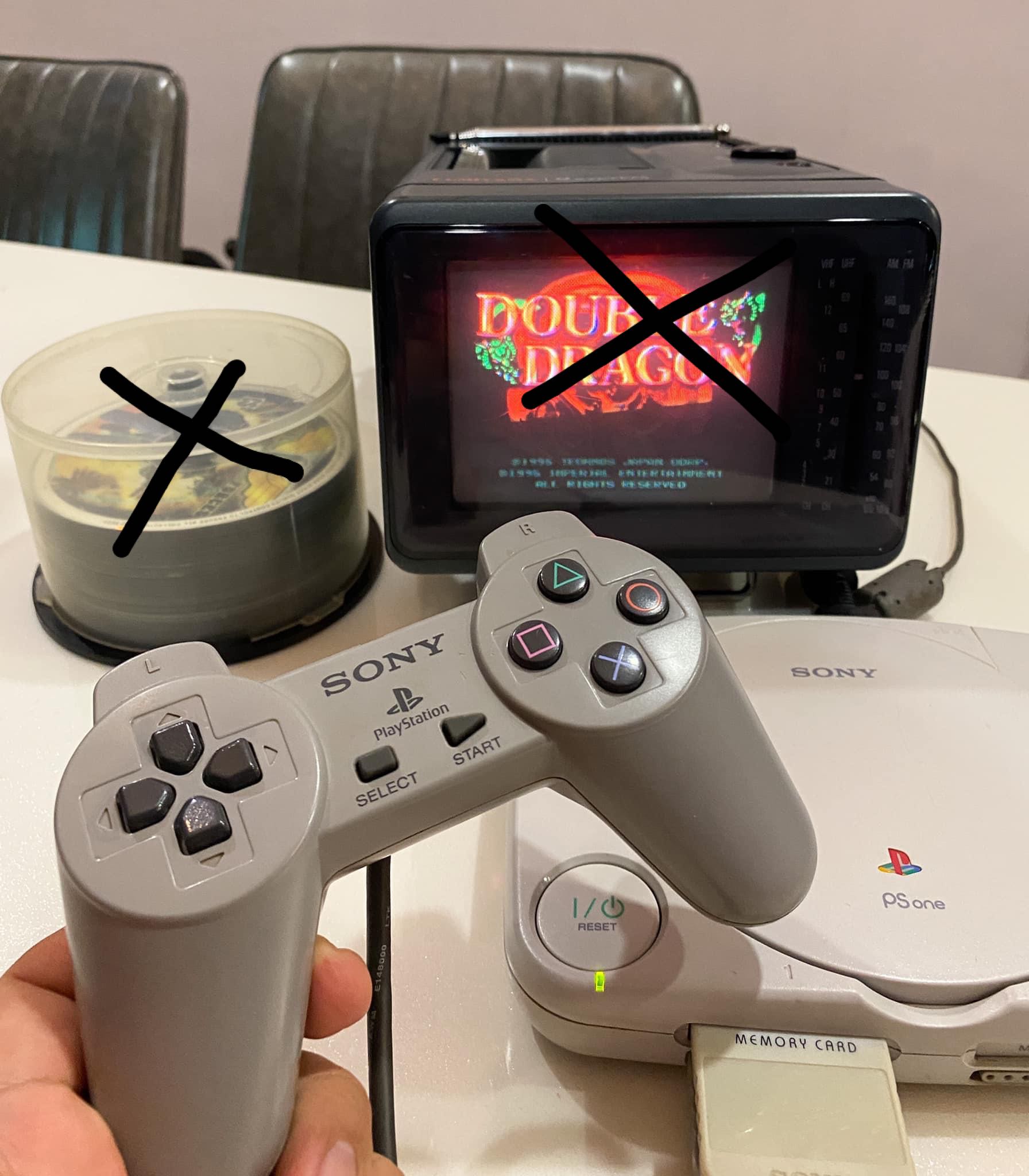 SONY PSone Console with 1 Controller, Video Gaming, Video Game Consoles ...