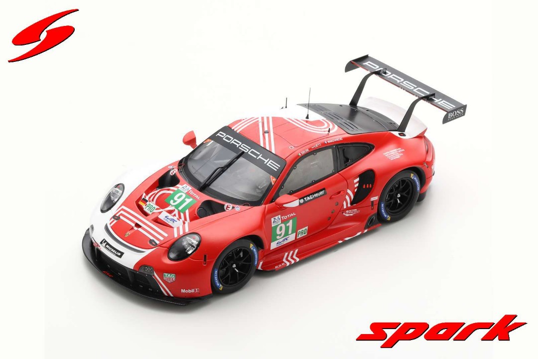 Spark 18S673 1:18 PORSCHE 911 RSR-19 NO.91 PORSCHE GT TEAM 1ST ...